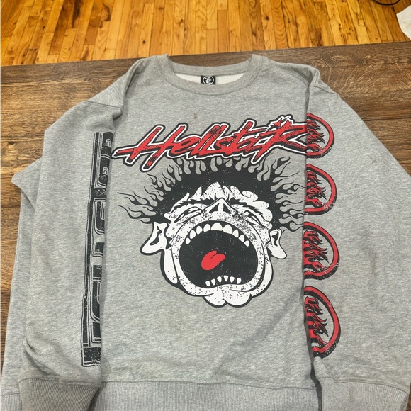 Hellstar | Sweaters | Gray Hellstar Sweater | Poshmark